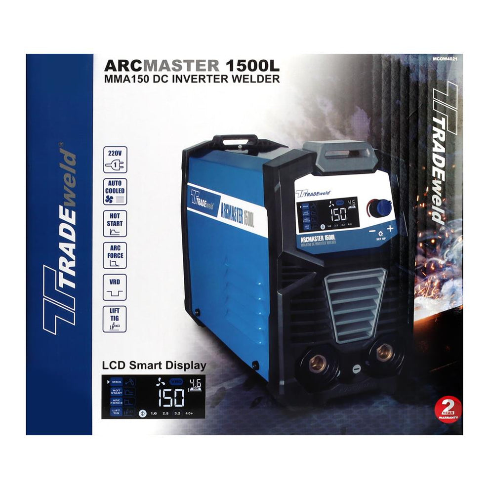 1500L Arcmaster Inverter Welder - 220v – Cape Town Welding Supplies